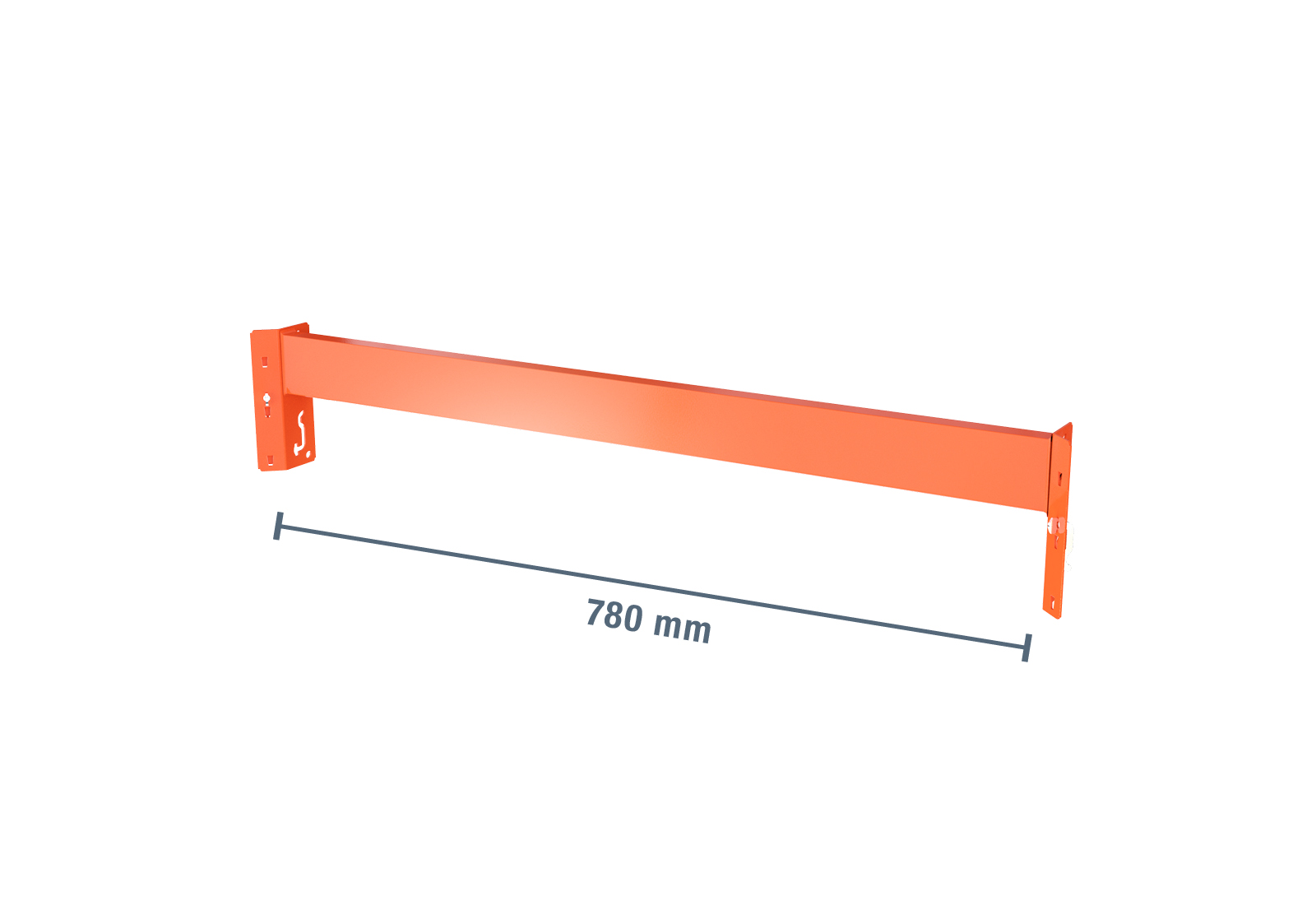 Traverse avant en angle 78,7 cm pour rayonnage de stockage LR2000 avec ...